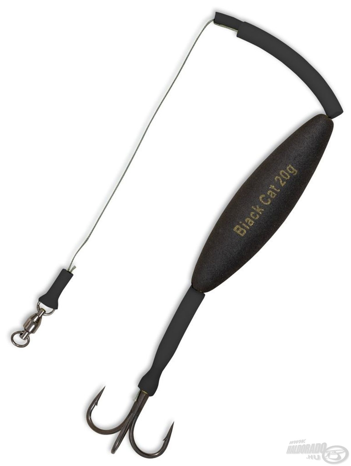 BLACK CAT Worm Pop Up Rig 0,80 mm - Haldorádó horgász áruház