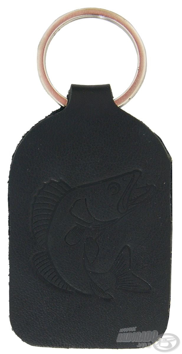 ECO Zenit Halas kulcstartó - Süllő (fekete-bőr) - Haldorádó horgász áruház