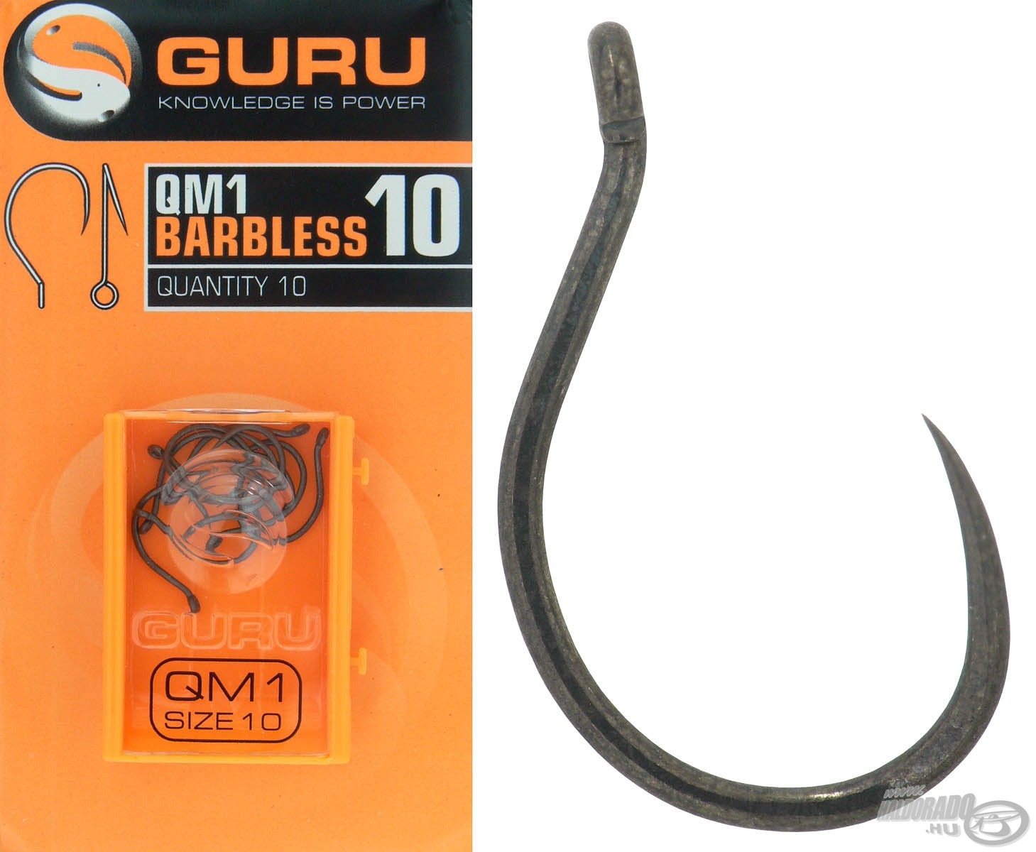GURU QM1 Barbless - 12 - Haldorádó horgász áruház