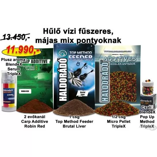 Őszi fogós receptek hűlő vizekre 2022 - Haldorádó horgász áruház