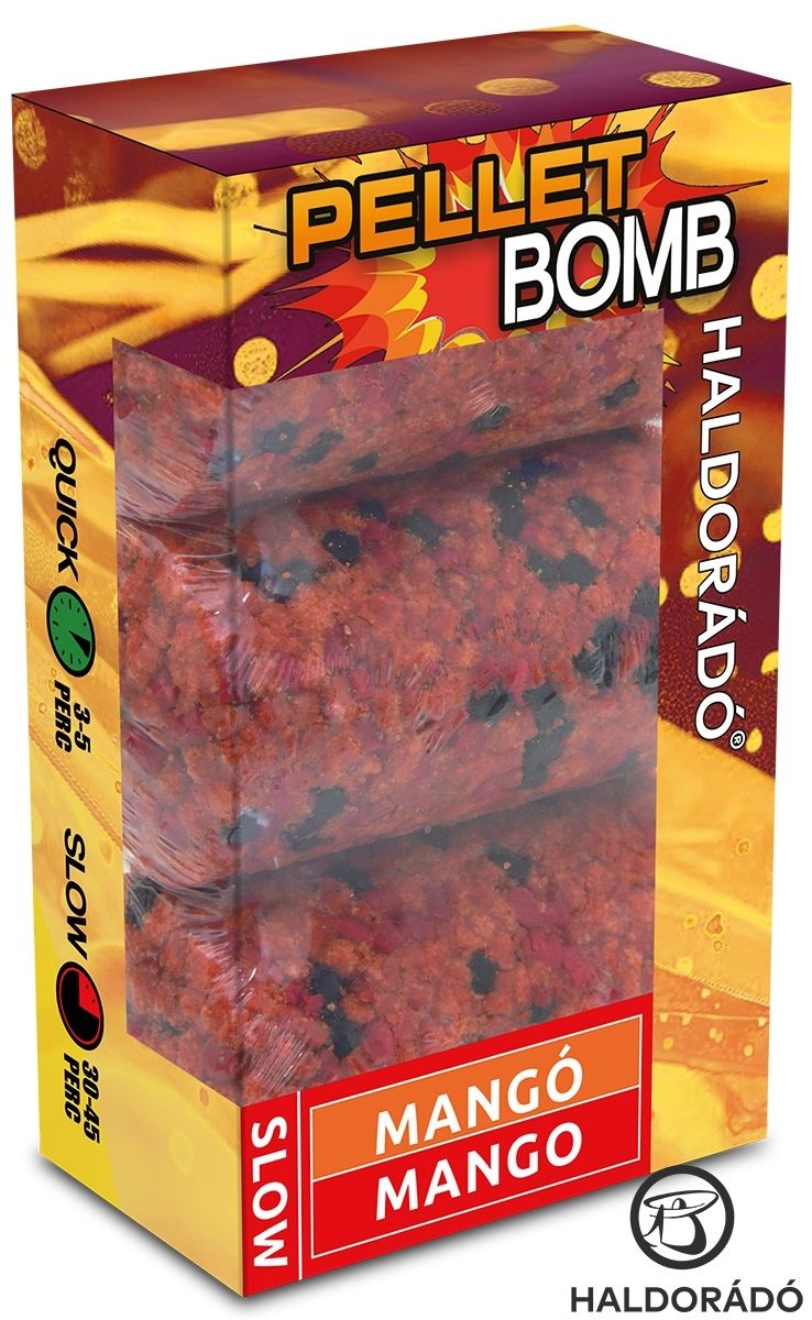 HALDORÁDÓ Pellet Bomb Slow - Mangó | Haldorádó Webáruház