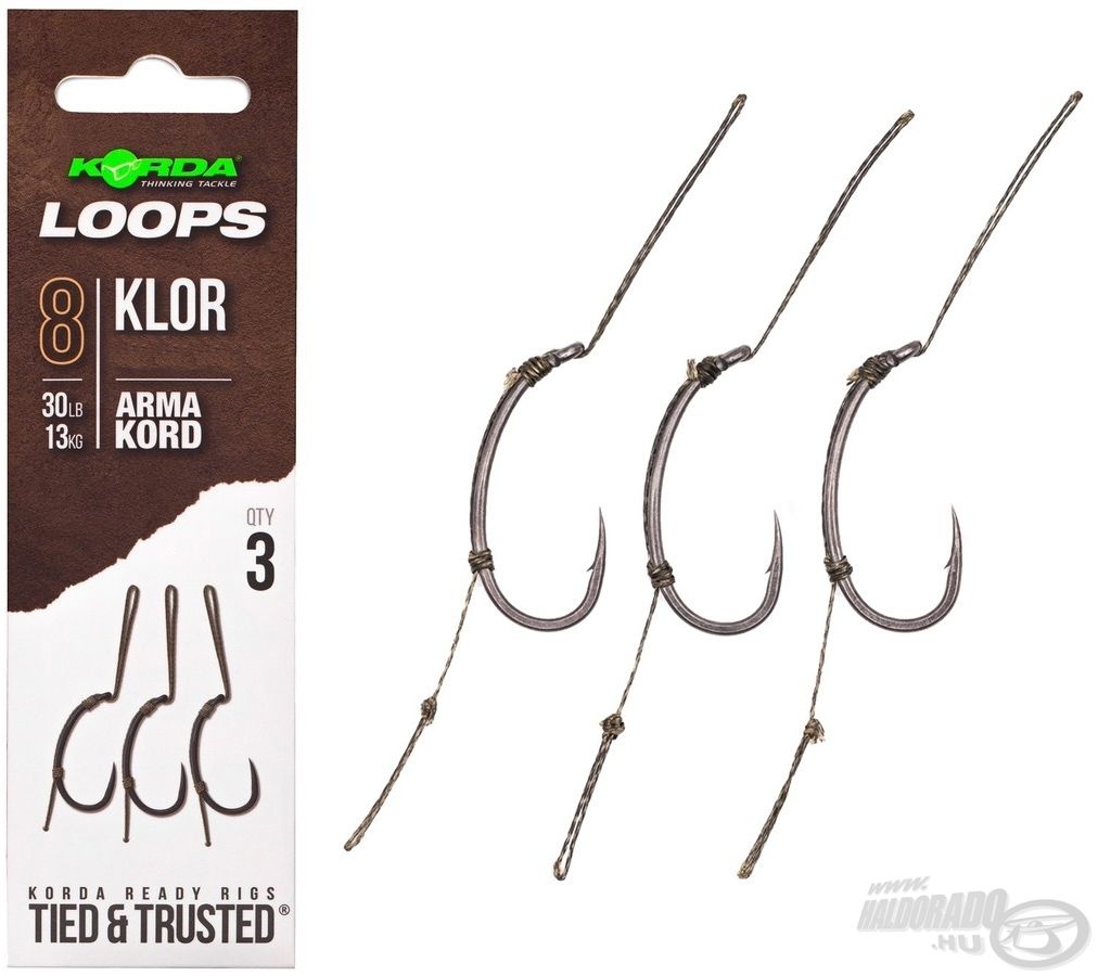 KORDA Loop Rigs Klor 8 - 30 Lbs | Haldorádó Webáruház