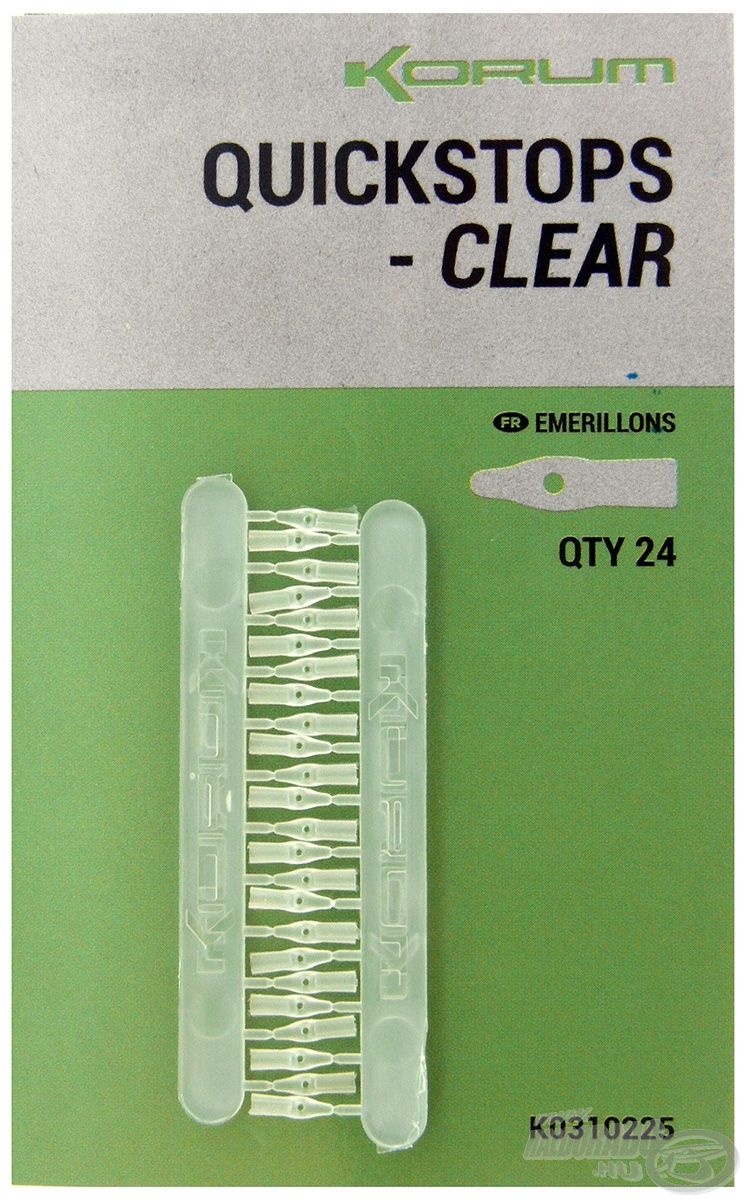 KORUM Quickstops Clear | Haldorádó Webáruház