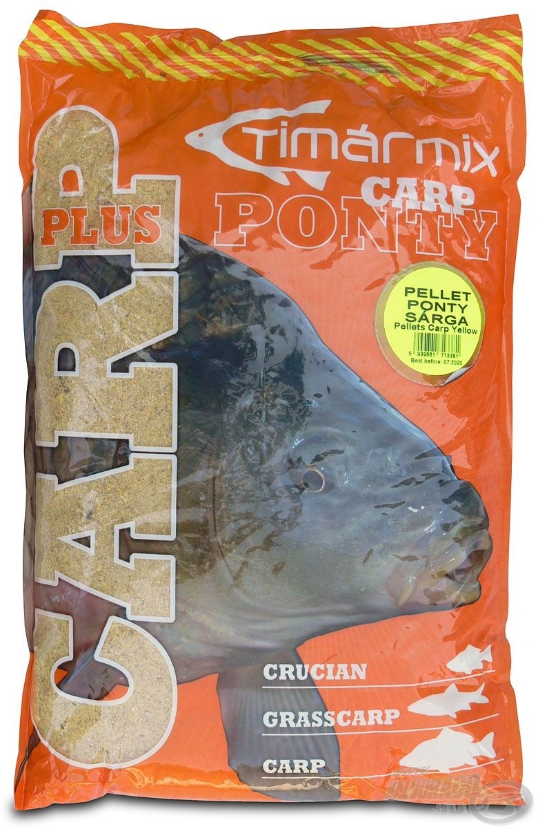 TIMÁR MIX Pellets Ponty sárga - 3 kg | Haldorádó Webáruház